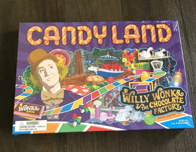 CANDY LAND WILLY Wonka and the Chocolate Factory Board Game Themed ...