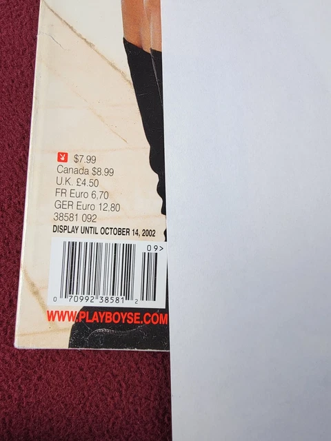 PLAYBOY ADULT MAGAZINE Lingerie Nude Sexy girls Playmates models 2002 ...