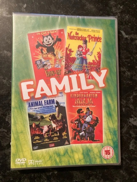 FAMILY: FELIX THE Cat/The Nutcracker Prince/Animal Farm NEW & SEALED ...