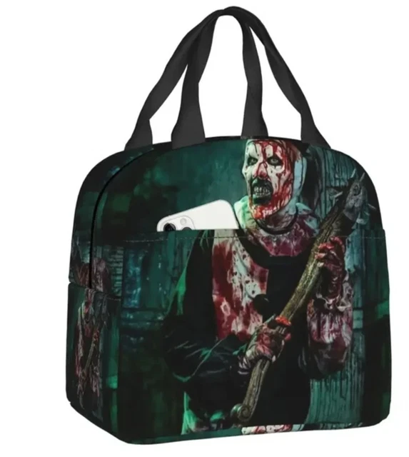 TERRIFIER ART THE Clown Lunch Box Bag Cooler Thermal Insulated Horror ...