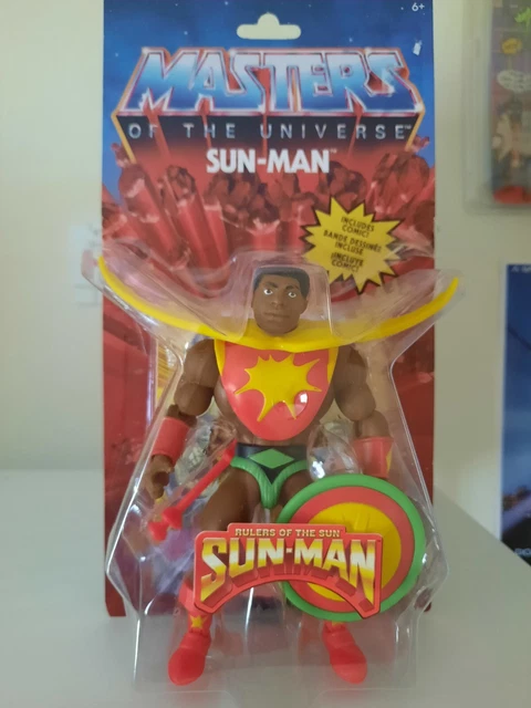 MASTERS OF THE Universe Origins Sun-Man Mattel Excellent Condition EUR ...