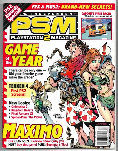 PSM PLAYSTATION MAGAZINE Issue #55 February 2002 - MAXIMO - TEKKEN 4 £ ...