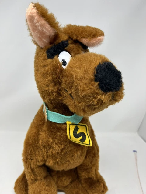 VINTAGE 1980 SCOOBY DOO Stuffed Plush Hanna Barbera MIGHTY STAR 16 inch ...
