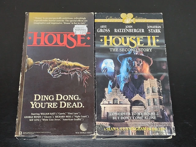 HOUSE (1986) AND House II (1995) VHS Lot - Both Movies - Horror £18.16 ...