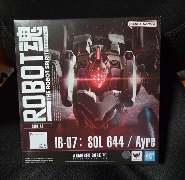 ARMORED CORE VI IB-07 SOL 644 Ayre 6.3in Action Figure Robot Spirits ...