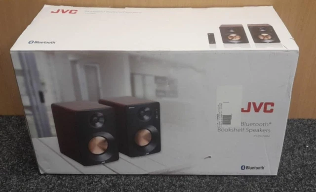 JVC XS-D629BM 2.0 Channel Bluetooth Bookshelf Speakers 60W Walnut £59. ...