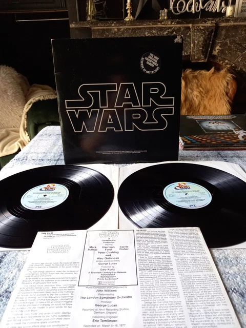 STAR WARS ORIGINAL Vinyl Soundtrack First Press 1977 Gatefold W Insert ...