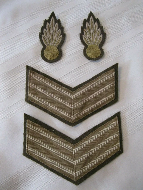 SET OF ROYAL Canadian Engineers & Army Sergeant Chevron Patches $17.99 ...