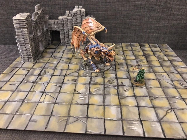 DUNGEONS & DRAGONS Warhammer Board Game Tiled Dungeon Board READ ...