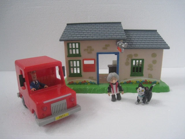 POSTMAN PAT GREENDALE Post Office And Van Playset £4.99 - PicClick UK