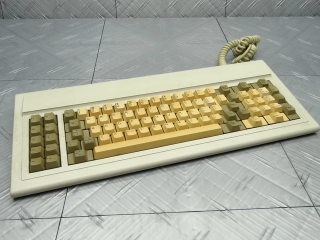 UNISYS MECHANICAL CLICKY Keyboard AT/XT PN:F4208-00 Mainframe ...