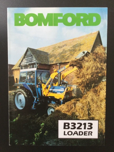 BOMFORD B3213 CARICATORE Ford Brochure Trattore Anni 80 Classico Attrezzo Agricolo Britannico ...