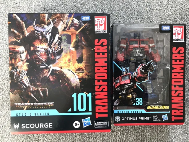 TRANSFORMERS STUDIO SERIES Rise of the Beasts SS-101 Scourge & Optimus ...