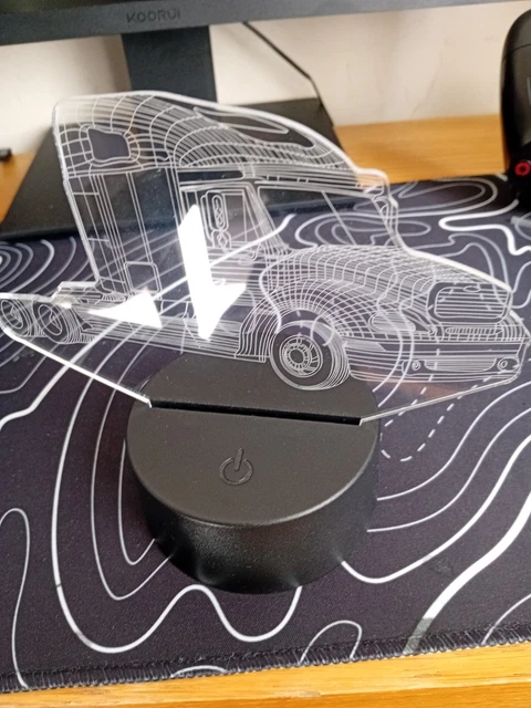 TRUCK SMART APP Control 3D Illusion Night Light Bluetooth,Music £10.80 ...