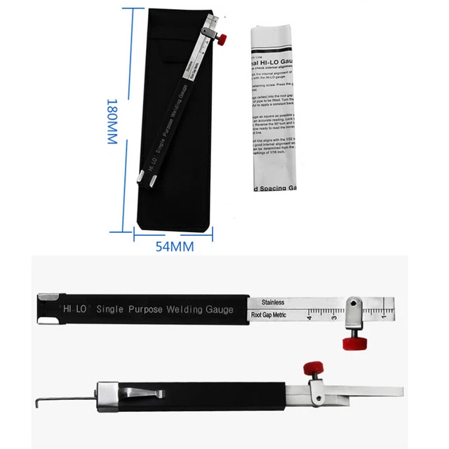 WELDING BEVEL GAUGE Welding Inspection Ruler Weld Gauges Ruler £18.68 ...