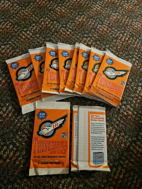 PRO-SET - THUNDERBIRDS. 10 Sealed Packets. 1992. £10.00 - PicClick UK