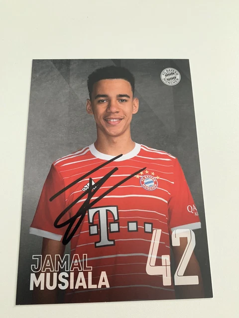 AUTOGRAPH CARD BY Jamal Musiala FC Bayern Munich 2022/2023 22/23 £6.64 ...