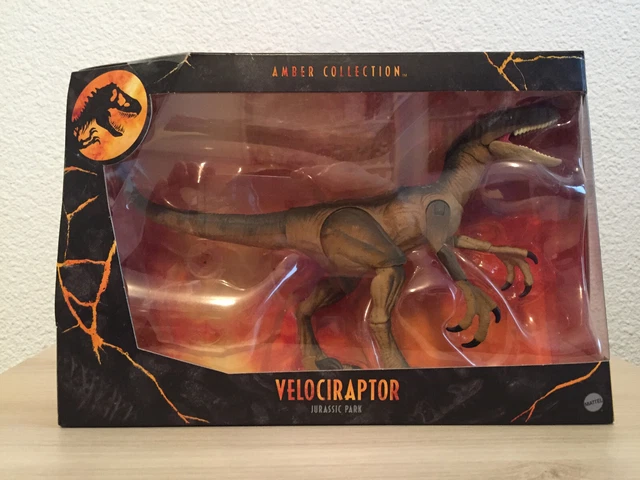 JURASSIC PARK WORLD Mattel Amber Collection Velociraptor EUR 77,00 ...