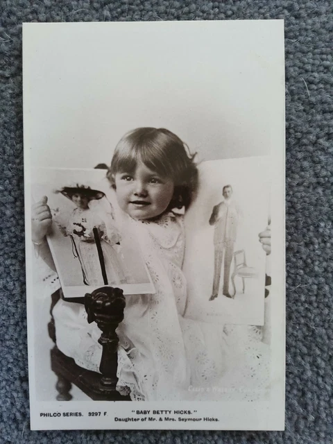 1908 BABY BETTY Hicks, Daughter of Actors Mr & Mrs Seymour Hicks ...