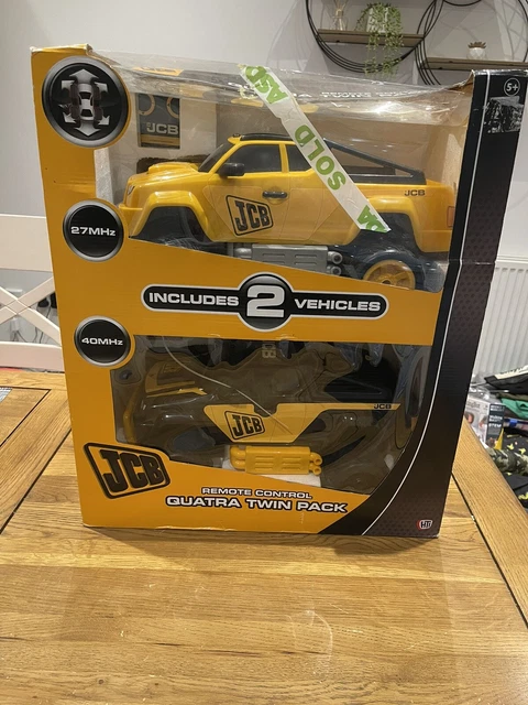 JCB REMOTE CONTROL Quatra Twin Pack Keeps X2 Brand New Never Used Box ...
