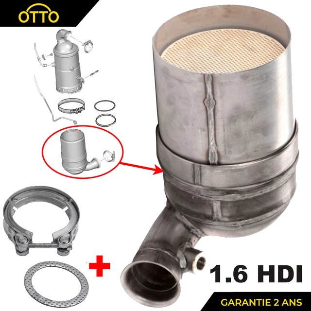 DPF FAP FILTRE à Particule pour 308 3008 5008 C4 XSARA PICASSO 1.6 HDI ...