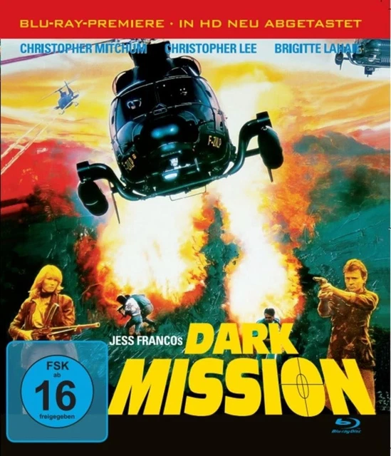 DARK MISSION (BLU-RAY) Jess Franco Christopher Mitchum Richard Harrison ...