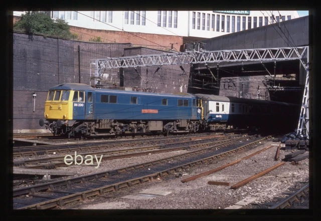 ORIGINAL 35MM SLIDE - Class 86 - 86230 arrives at Birmingham New Street ...