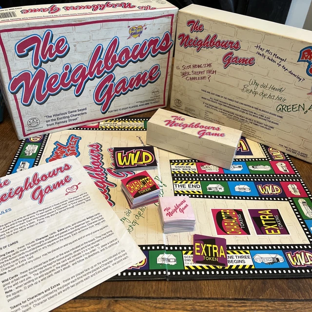 The Neighbours Board Game 1988 Rare Complete Collectable Great