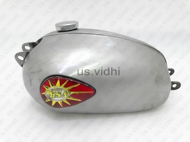 GAS PETROL FUEL Tank For Bsa Bantam D7 1965 & Badge & Cap @V £277.35 ...