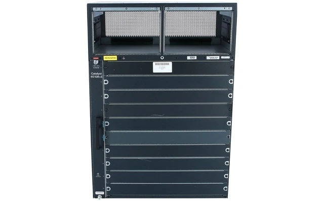 CISCO - WS-C4510R-E - Cat4500 E-Series 10-Slot Chassis, Fan, No ps,Red ...