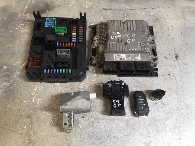 CITROEN C4 GRAND Picasso 1.6D Mk2 Engine Control Module Ecu Kit ...