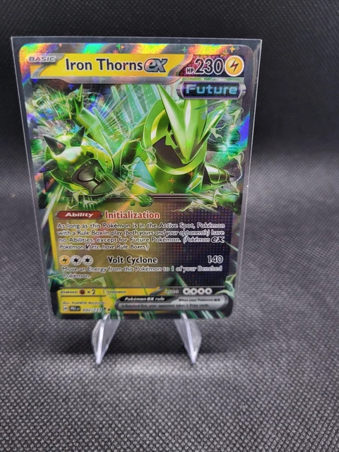 POKÉMON IRON THORNS ex Double Rare Prismatic Evolutions 032/131 NM ...