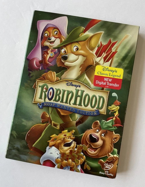 DISNEY'S ROBIN HOOD (DVD 2006) Most Wanted Edition ALTERNATE ENDING ...