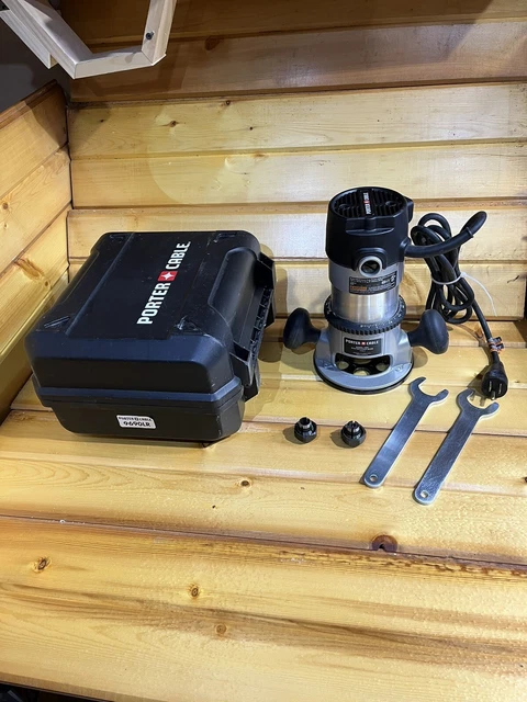 PORTER CABLE #690LR Heavy Duty w/Router Motor 6902 On 1001 Router Base ...