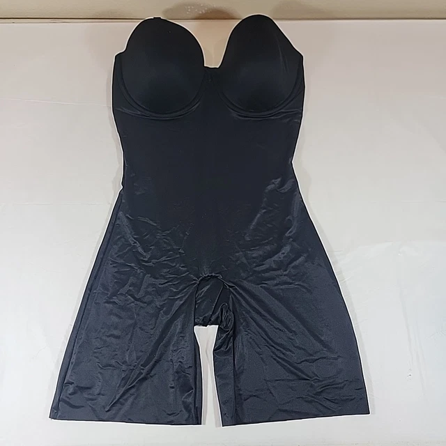 L SPANX SUIT Your Fancy Strapless Cupped Mid-Thigh Bodysuit CONVERTIBLE ...