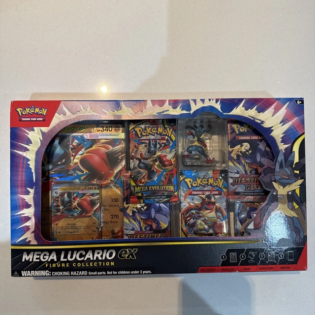 POKEMON TCG- MEGA Lucario Ex Figure Collection Box £42.30 - PicClick UK