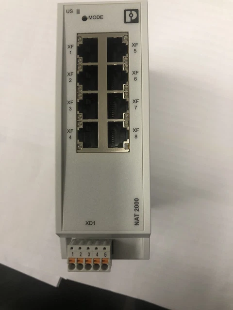 PHOENIX CONTACT MANAGED NAT switch 2000,8 Porte RJ45 10/100 MBit/s IP20 ...