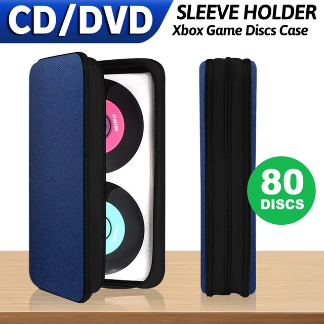 80 DISC CD VCD DVD BDR Music DJ Album Storage Bag Nylon Holder Case ...