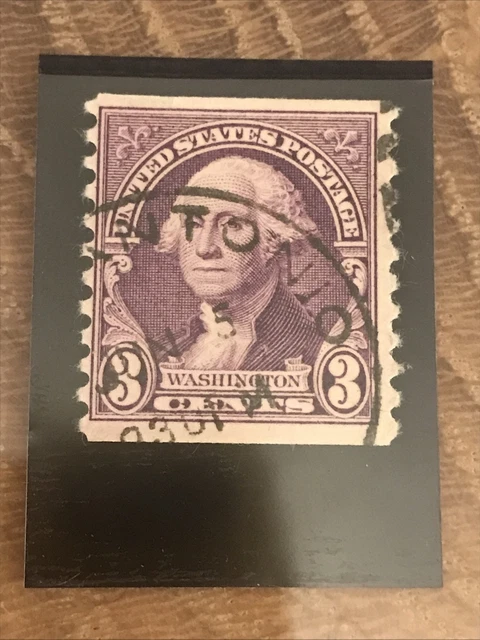 RARE ---- GEORGE Washington 3 Cent Stamp. 1932. Used, Purple/Violet EUR ...