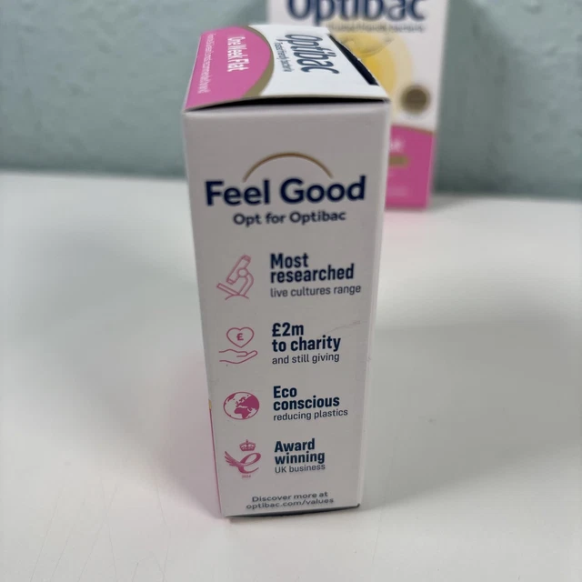 OPTIBAC PROBIOTICS ONE Week Flat Probiotic - 2 x 7 Sachets BB 21/02 ...