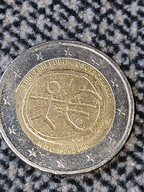 2 EURO MÜNZE Strichmännchen WWU 1999-2009 Deutschland EUR 100,00 - PicClick DE