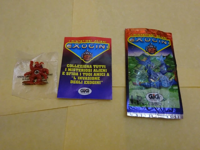 EXOGINI TERZA SERIE Octopus con bustina e catalogo GiG EUR 5,00 ...