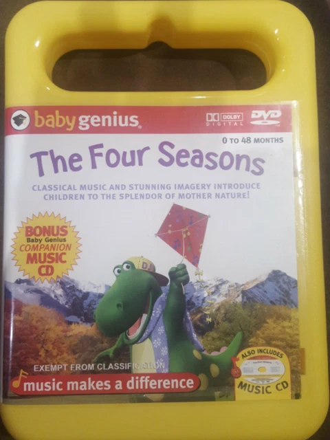 BABY GENIUS THE Four Seasons Rare Dvd With Bonus Cd Classical Music ...