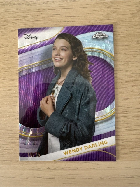 TOPPS CHROME DISNEY 2025 - Wendy Darling /75 £3.21 - PicClick UK