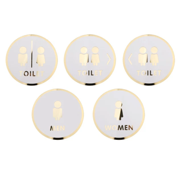 SIGNE DE SYMBOLE de salle de bain acrylique moderne signe de toilette ... SIGNE DE SYMBOLE de salle de bain acrylique moderne signe de toilette ...