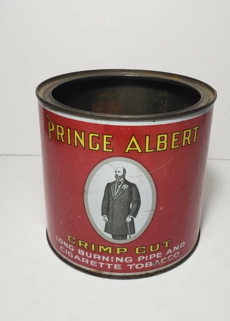 PRINCE ALBERT PIPE Tobacco Tin Crimp Cut Vintage $30.00 - PicClick CA