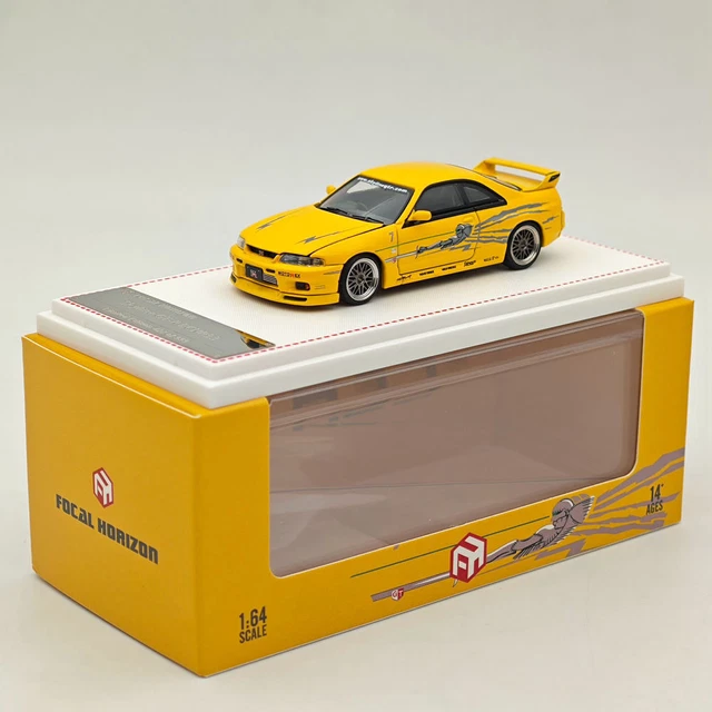 FH 1:64 NISSAN Skyline R33 GT-R BCNR33 FNF Yellow Diecast Models Car Toy Limited EUR 45,60 ...