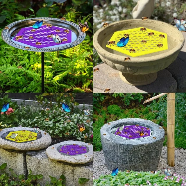 THIRSTY POLLINATORS 3D Printed Floating Bee Island Plastic Bee Bath £5. ...