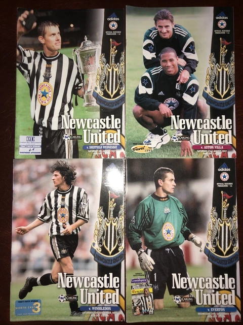 COLLECTION OF NEWCASTLE United Premier League Football Programmes £11. ...