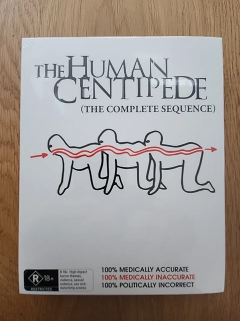 HUMAN CENTIPEDE - The Complete Sequence ( 3 Disc Set , Blu ray ) All 3 ...